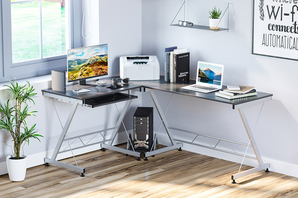 How to Build a Work Station in Your Home: Begin with a Desk - Aosom