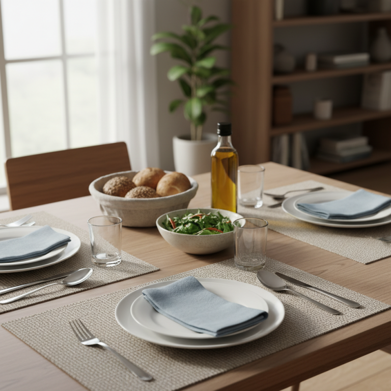 How to Set a Dining Table for Everyday Use in 6 Easy Steps - Aosom