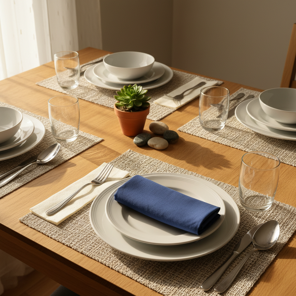 How to Set a Dining Table for Everyday Use in 6 Easy Steps - Aosom