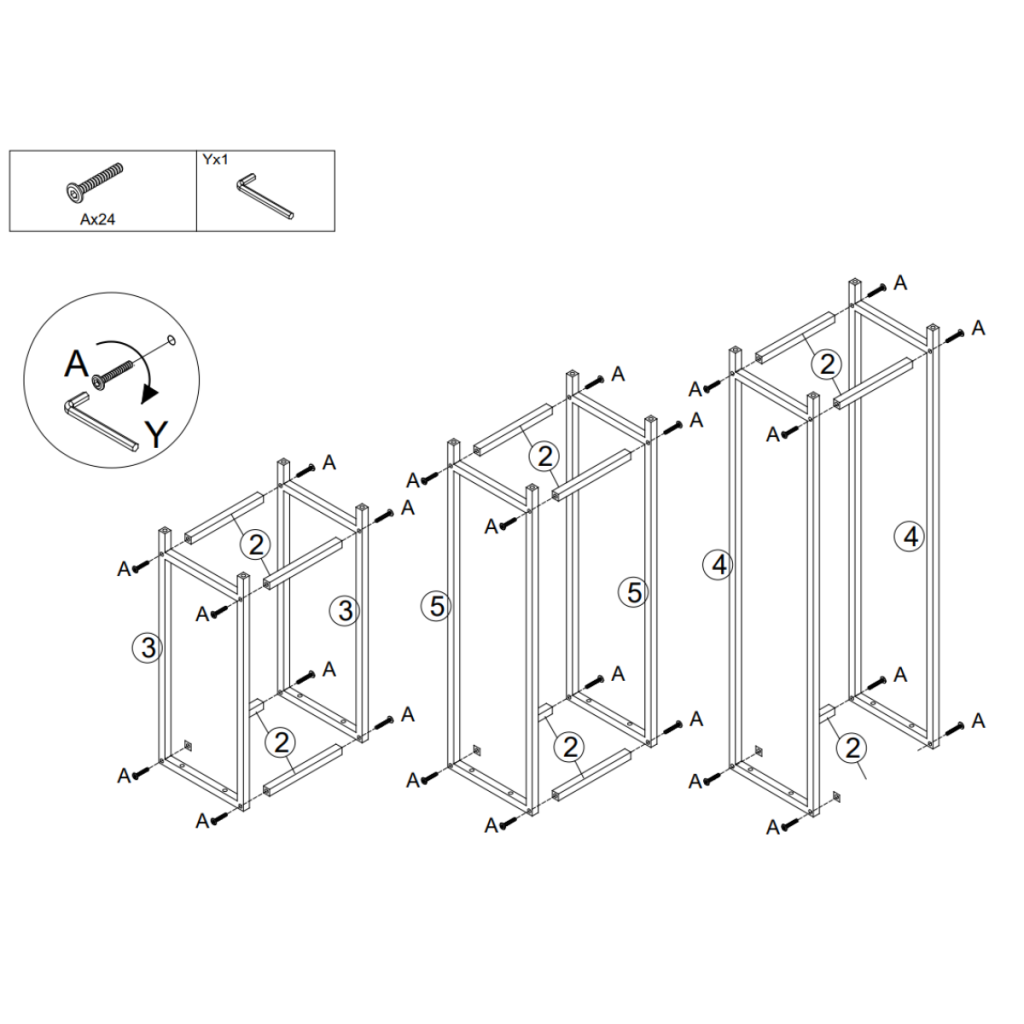 Outsunny 3 Packs Plant Stand Indoor/Outdoor - Assembly Manual (SKU: 845 ...