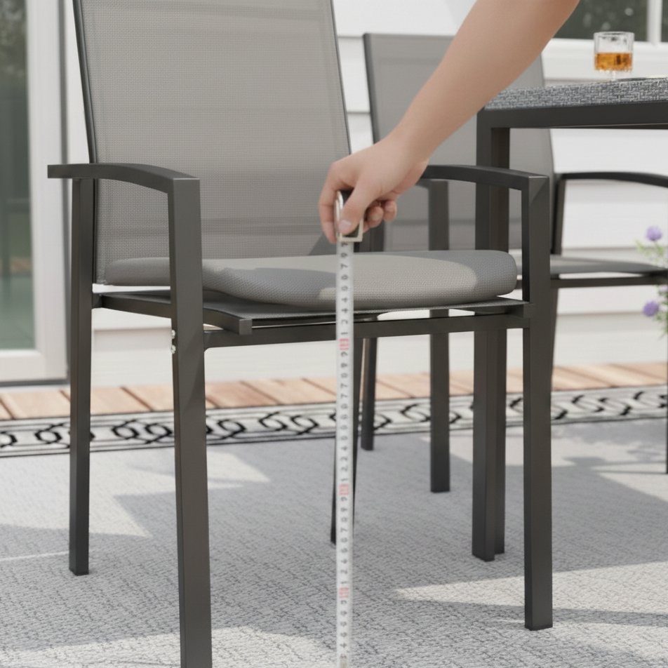 Don't Guess! How to Find the Perfect Patio Table Height - Aosom