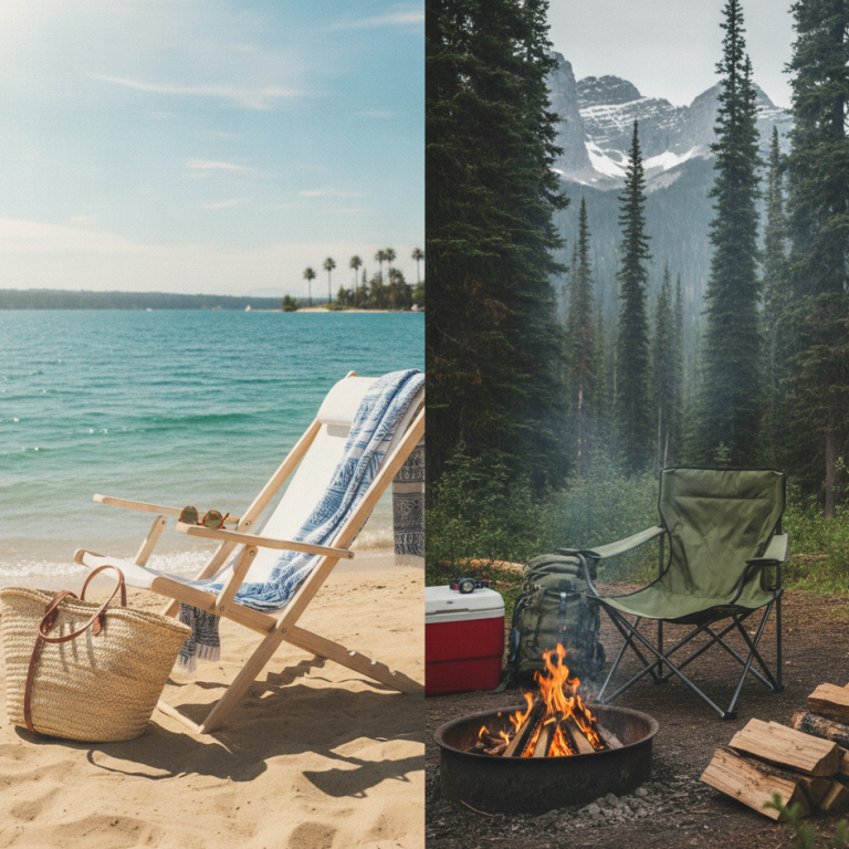 Beach Chair vs. Camping Chair: Which One Should You Bring? - Aosom
